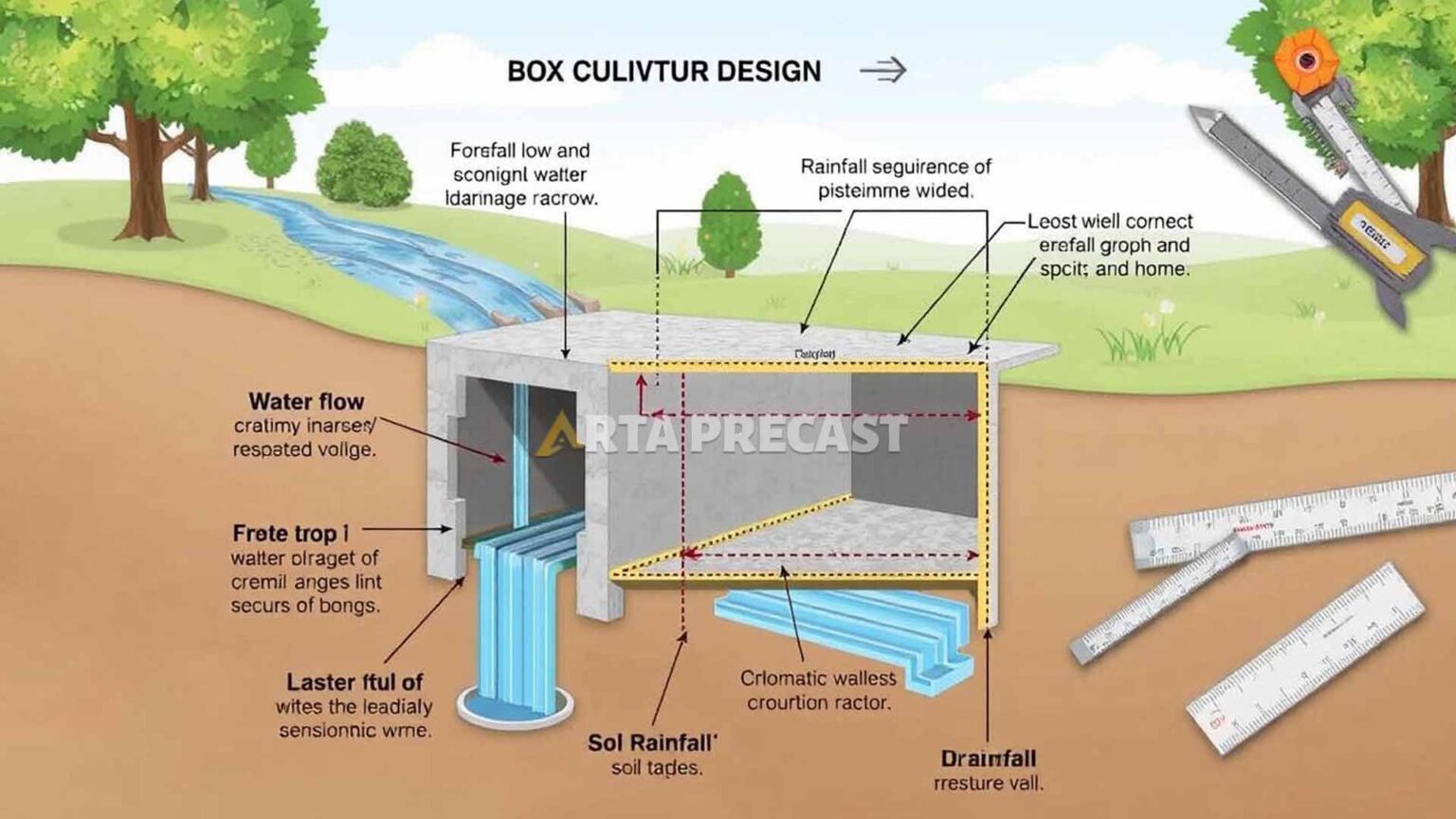 Cara Menghitung Ukuran Box Culvert yang Tepat untuk Drainase